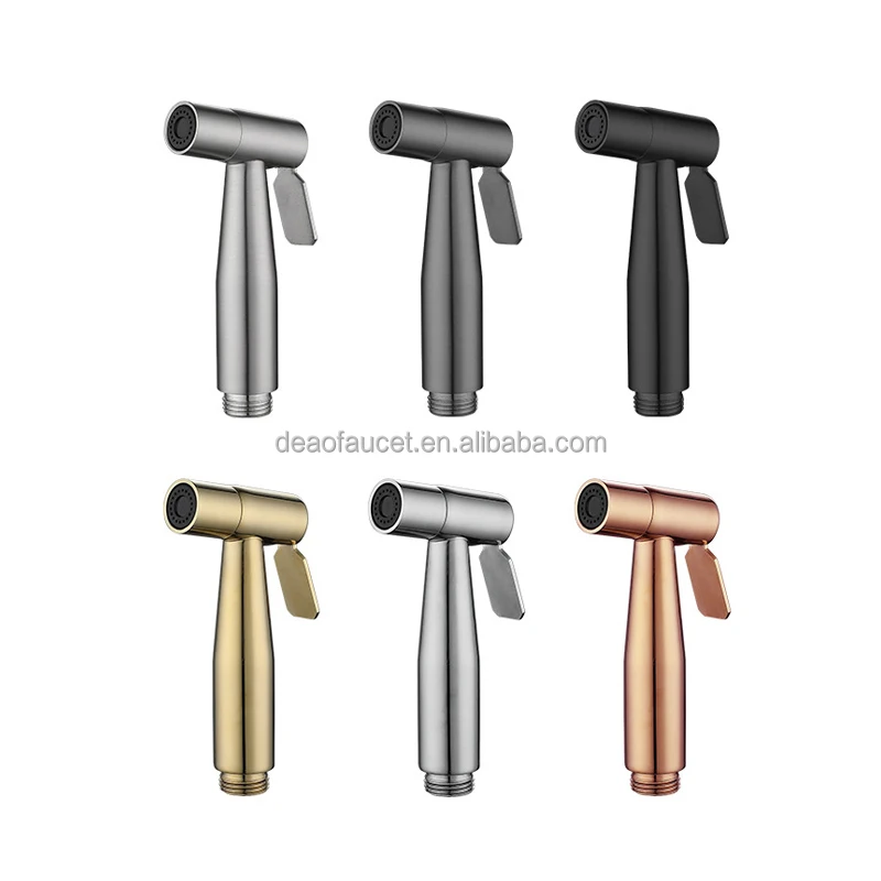 Deao Muslim Shower Black - Modern Stainless Steel Shattaf