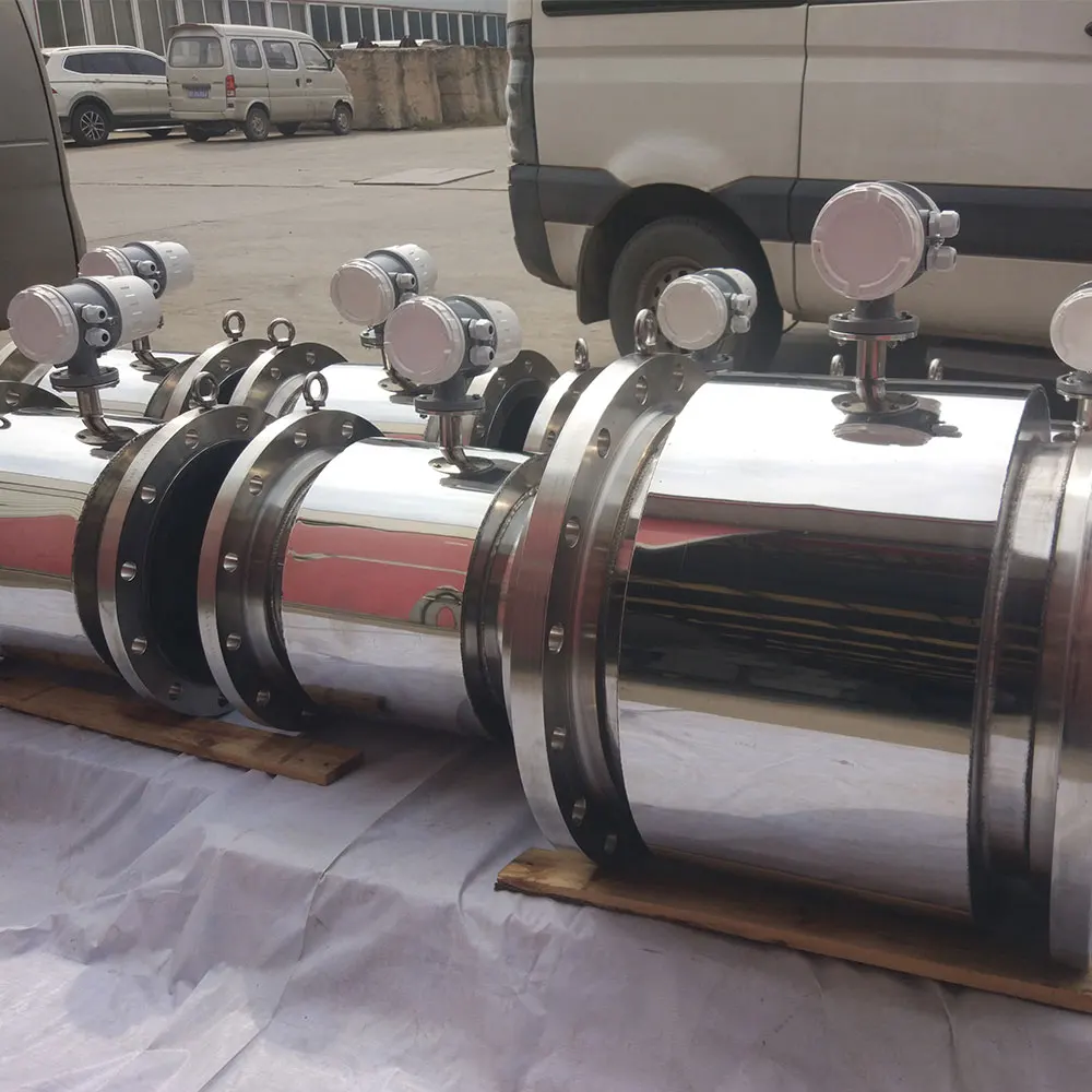 Liquid Flow Meter Water Electromagnetic Flowmeter Sewage Pulp Urea ...