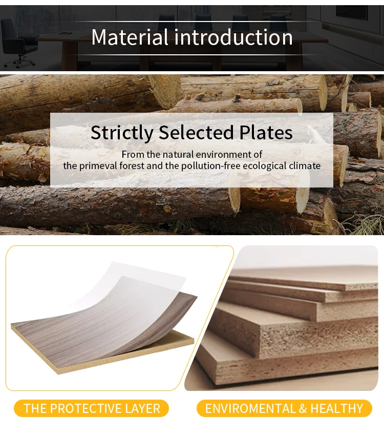 Modern Design Conference Table Square Discussion Table Premium ...