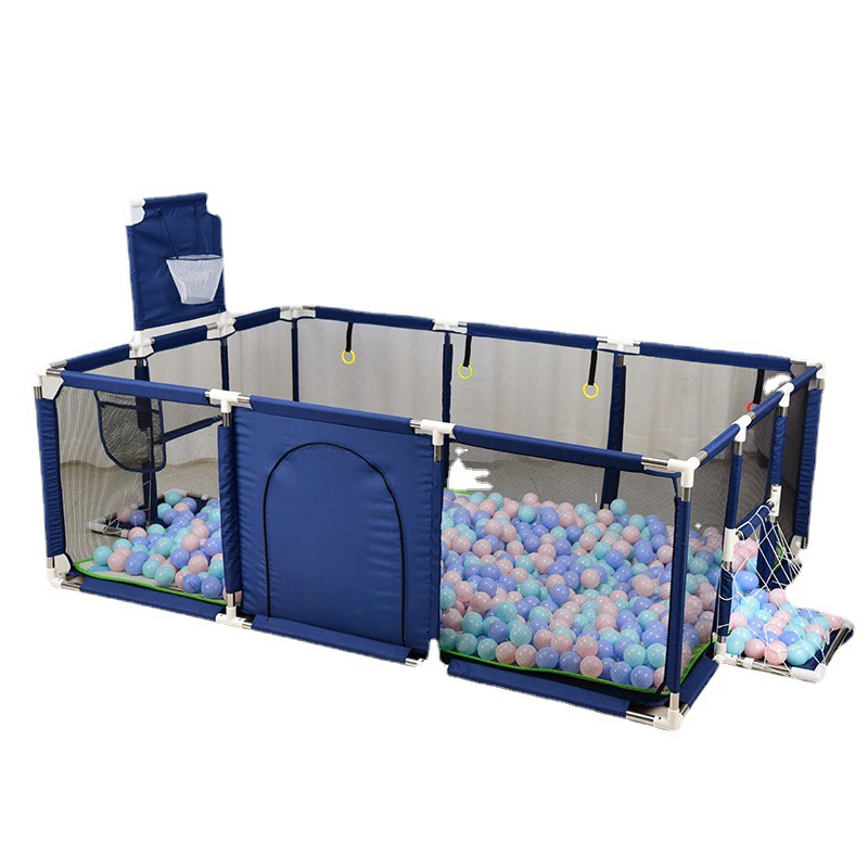 Extra-Large Cartoon Style Fabric Folding Baby Playpen Removable Game ...