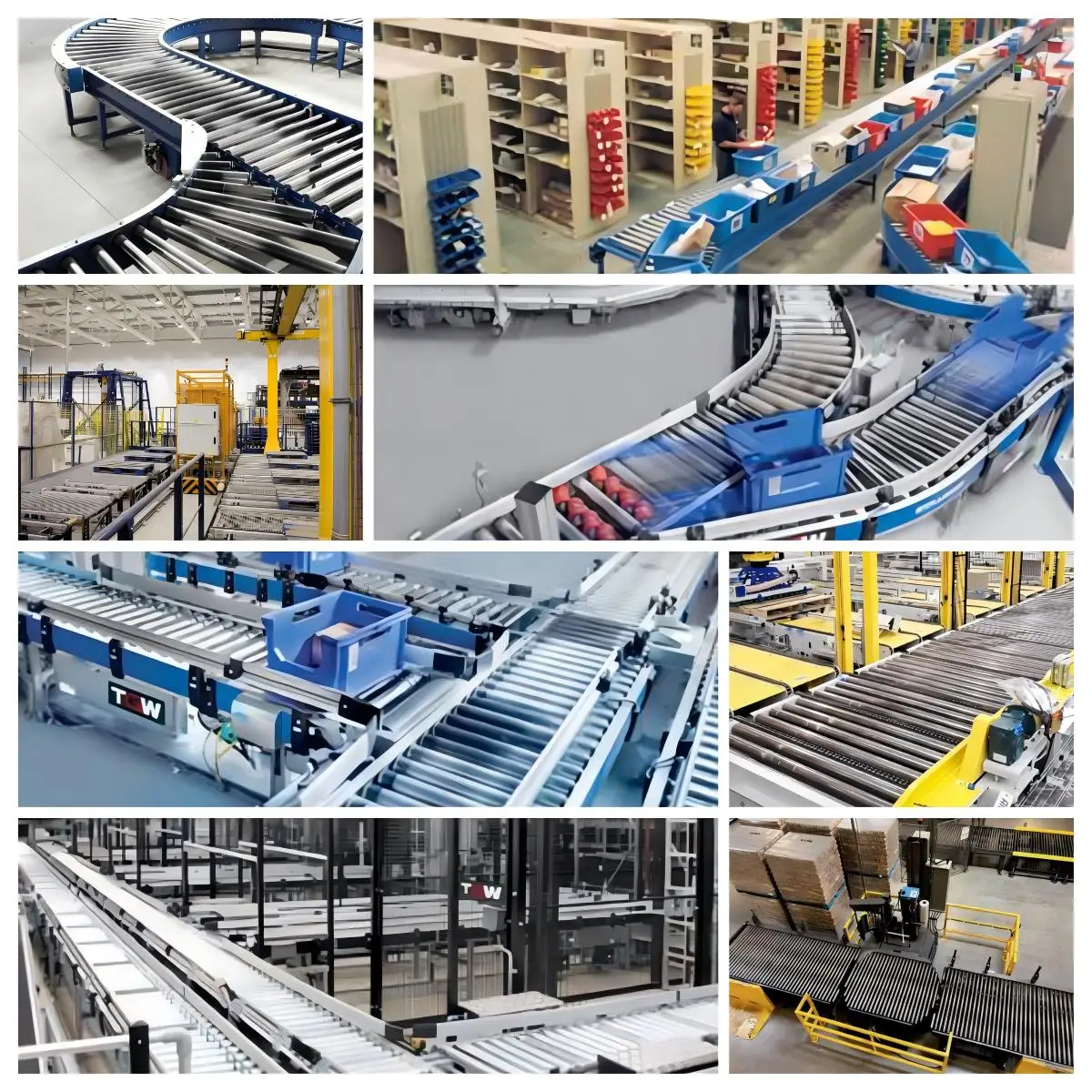 Roller Conveyor Chain Driven Material Conveying Equipment