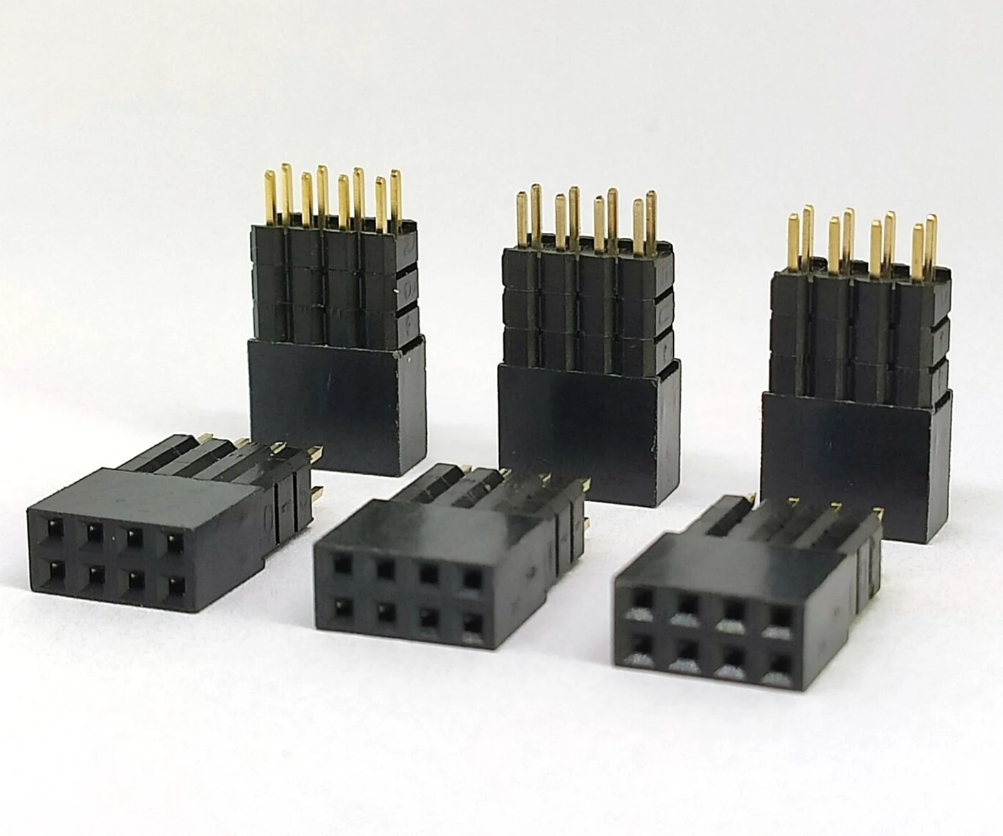 2.54mm Female Pcb Socket Connector 8 Pin Factory Price 2021 - Buy Board ...