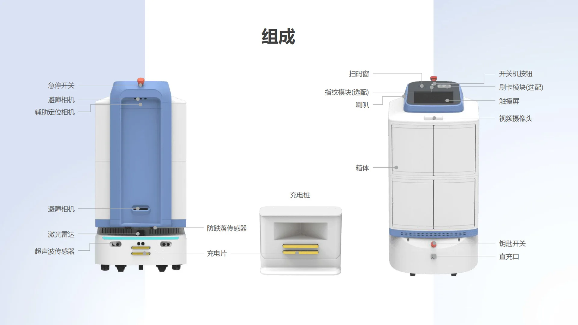 Custom Fully Intelligent Hospital Delivery Robot Autonomous Recharging ...
