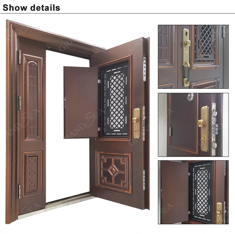 Luxury Design High Quality Low Price Security Steel Doors