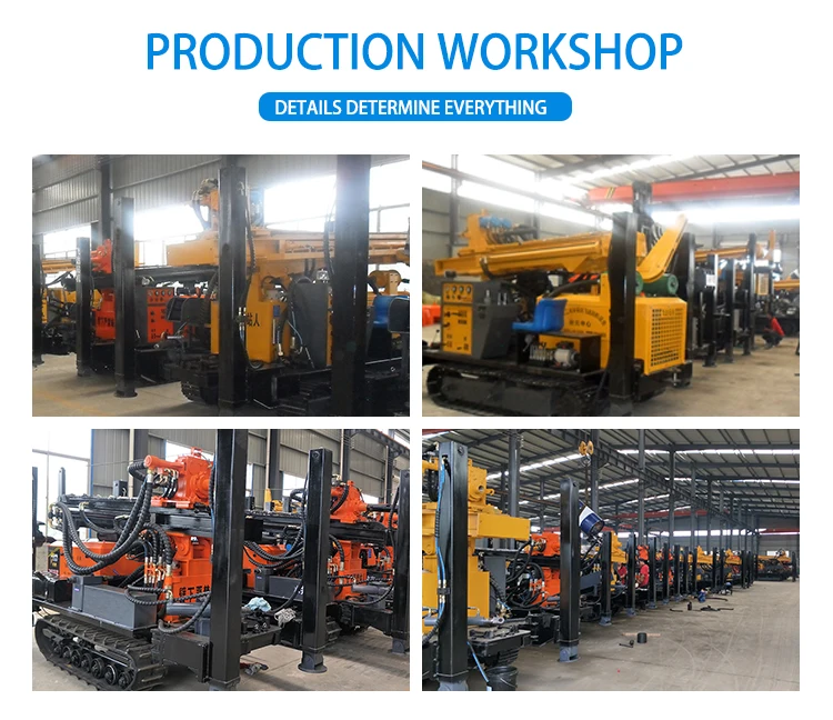 Track Mounted Deep Well Drilling Rigs Probe Aquifers To 1000m And ...