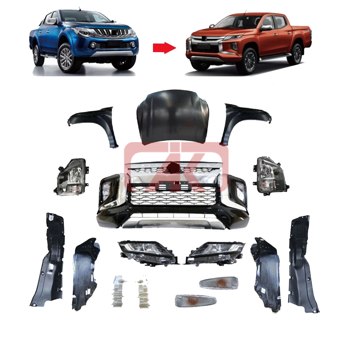 Upgrade Facelift Body Kit for Mitsubishi Trition L200 2012-2019 to 2020 ...