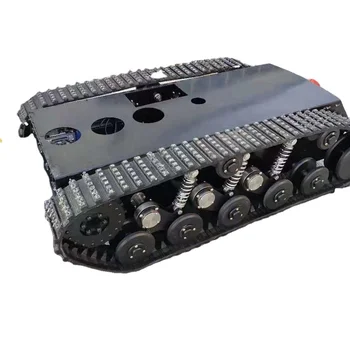 Stair Climbing Vehicle Rubber Track &wheels /robot Traced Chassis ...