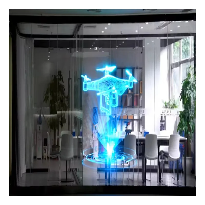 Hologram Transparent Holographic Mesh Led Screen Hologram P10 ...