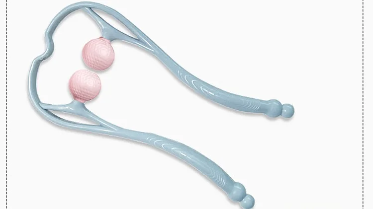 Self Shiatsu Two-point Deep Tissue Muscle Manual U Shaped Handheld ...