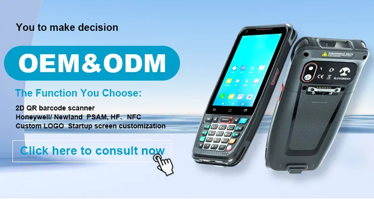 Blovedream 휴대용 Pda 안드로이드 10.0 데이터 터미널 2d Honeywell 바코드 스캐너 와이파이 Ip66 ...
