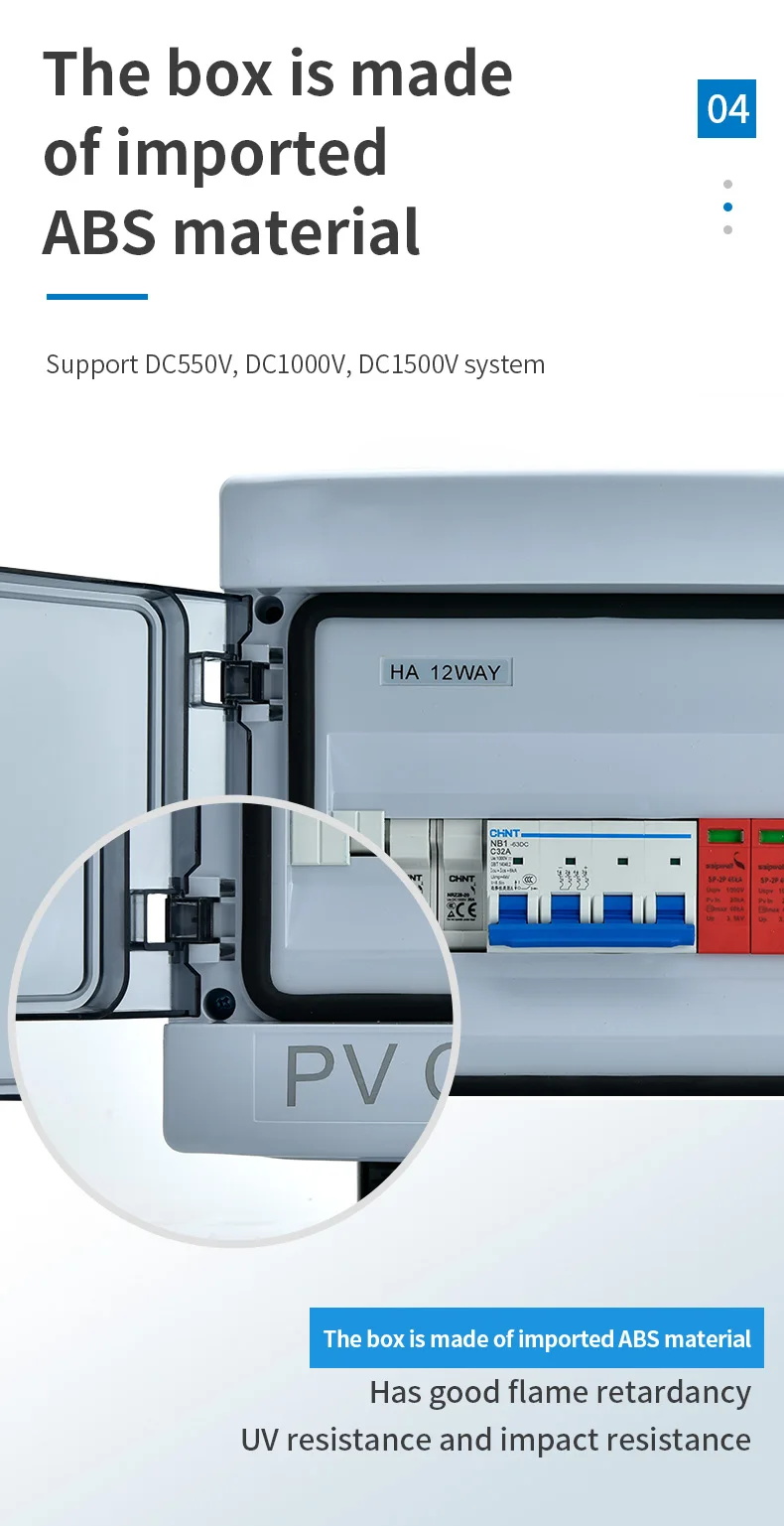 Saipwell Steel Metal Waterproof Power Solar Pv Combiner Box 1000vdc 16 ...