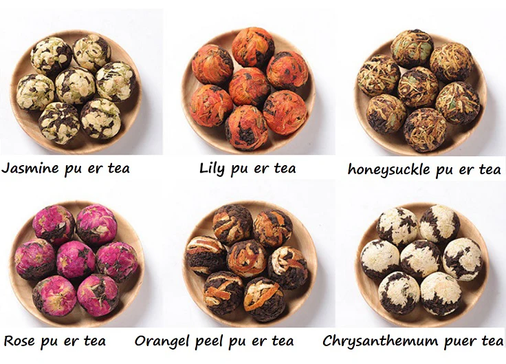 Hot Selling Chinese Tea Gift - Pu'er & Flowers Blooming Tea