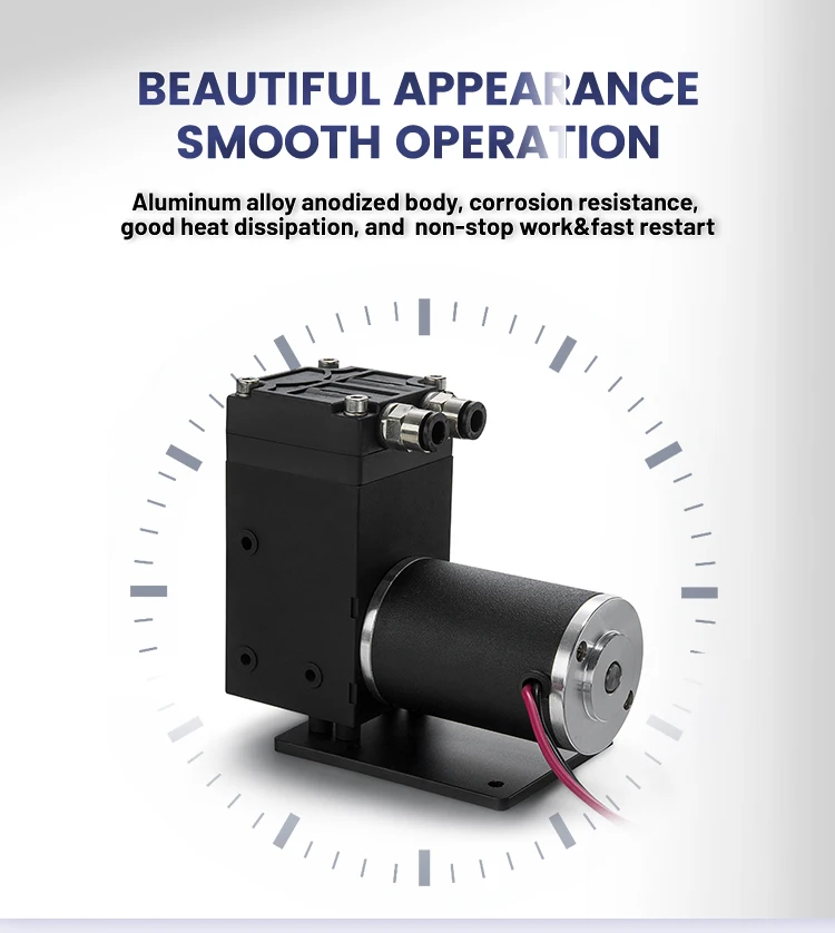 Brush Motor Electric Mini Gas Suction Pump - Silent & Efficient