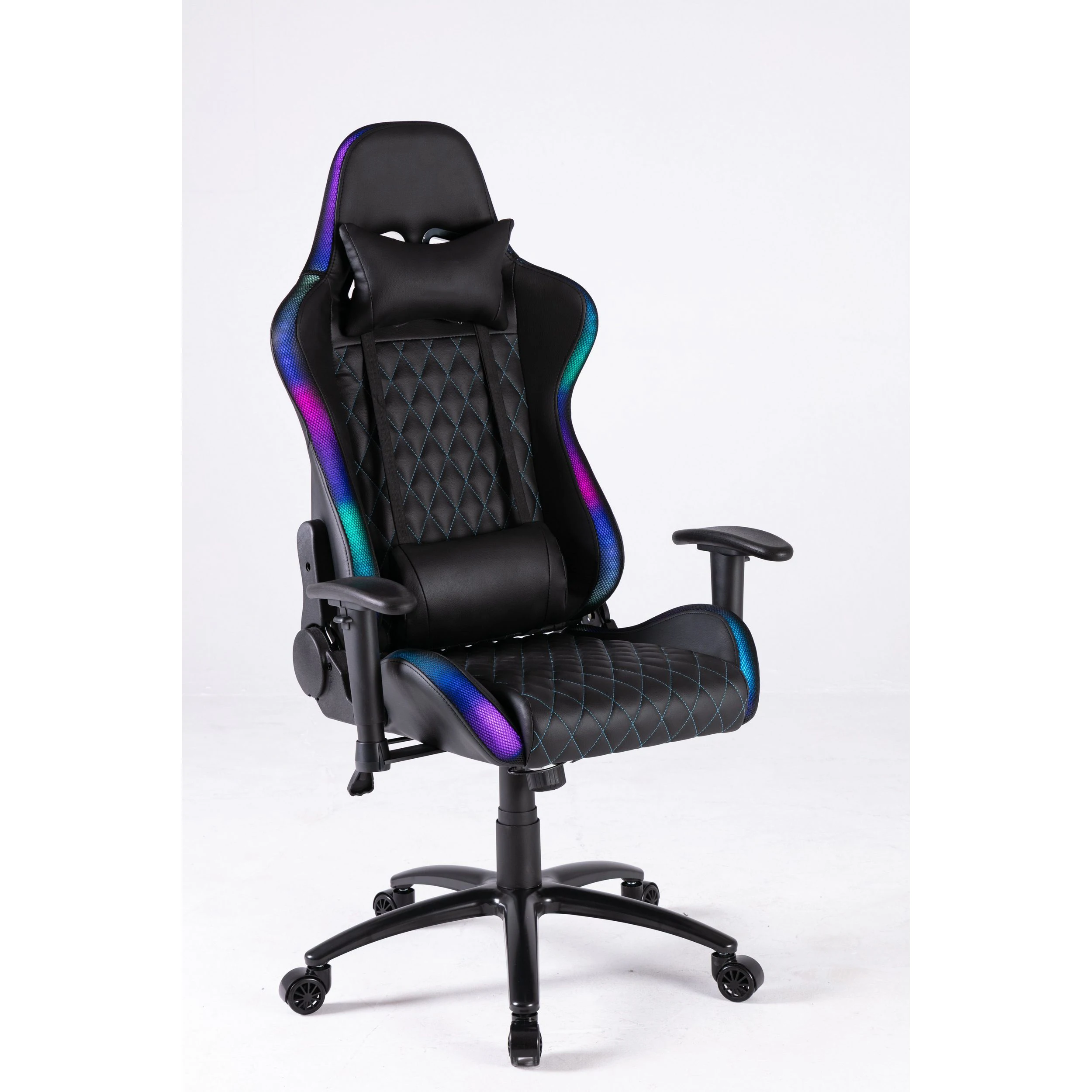 Multicoloured Rgb Pu Silla Gamer Acacia Logitech Black Shark Gaming ...