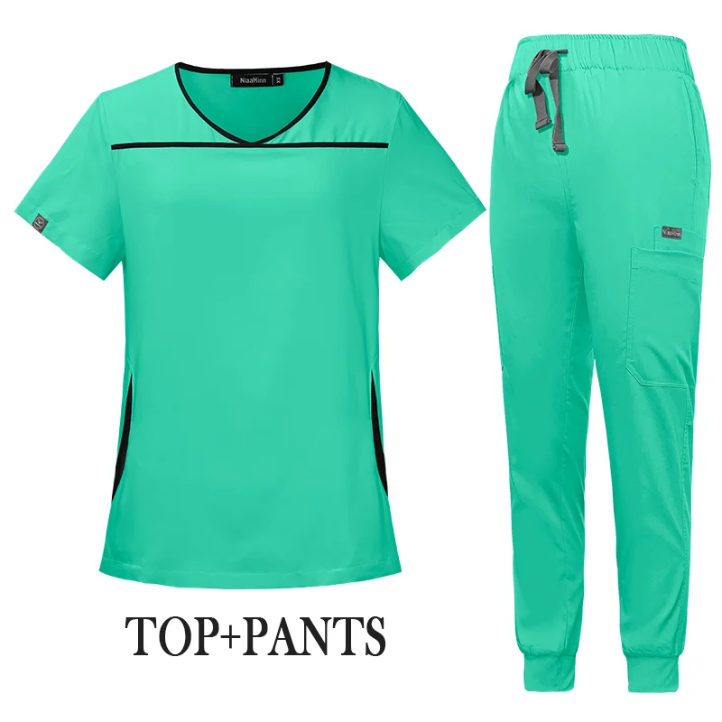Hospital Uniforms Medical Nursing Scrubs Uniform Short Sleeve ...