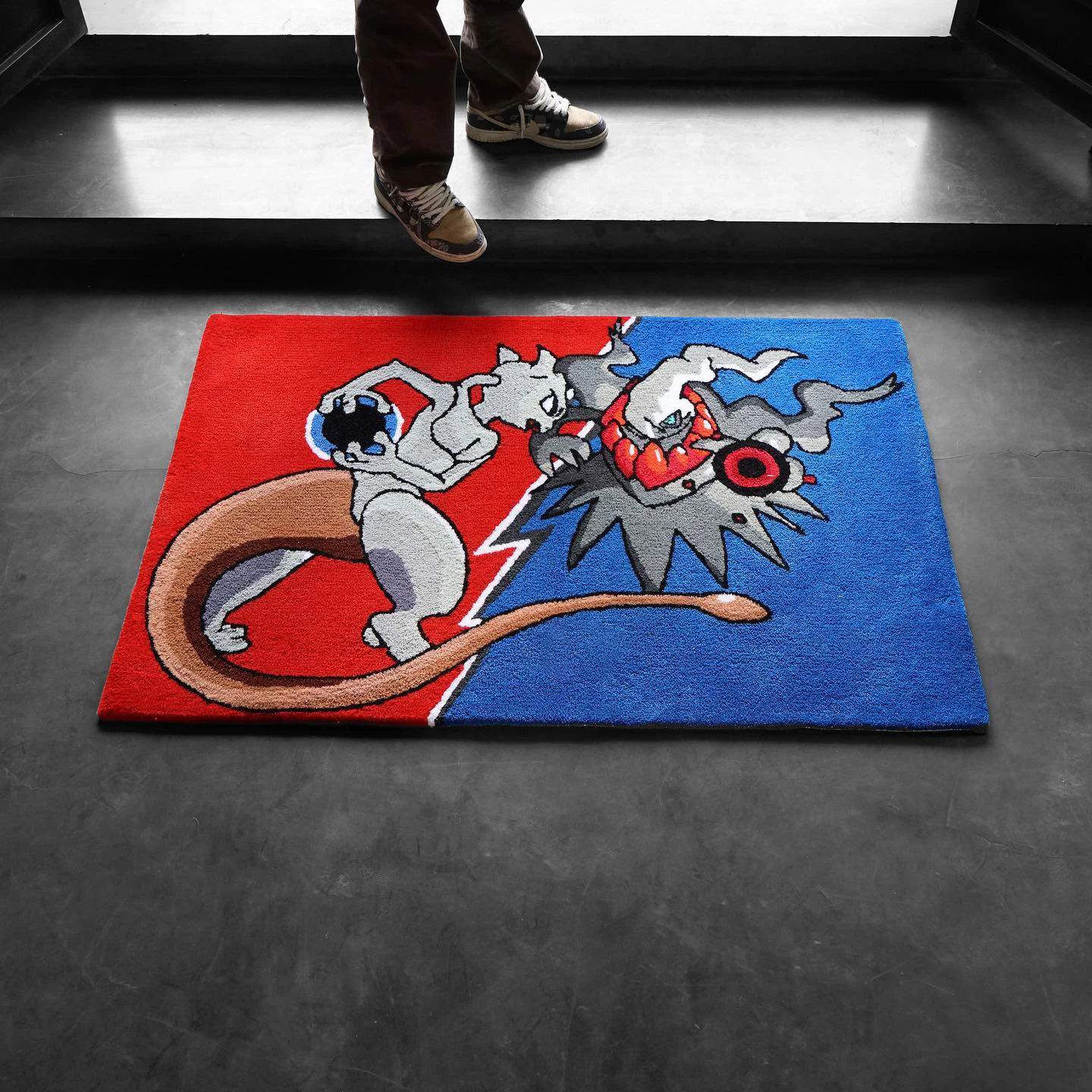 Cartoon Mini Tufted Rug Living Room Area Rugs Custom Design Anime Hand ...