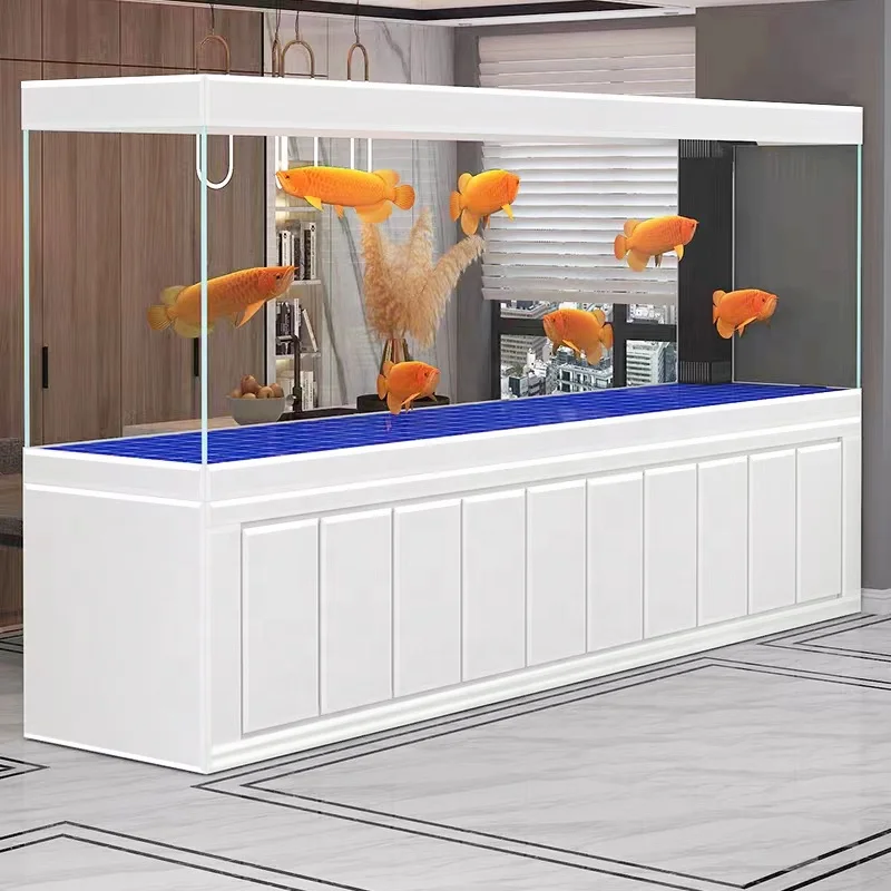 Custom Large Rectangle Arowana Fish Tank Glass Fish Tank Aquarium - Buy ...