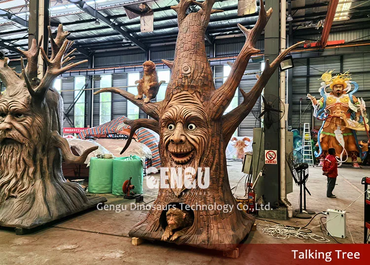 Artificial Speaking Tree - Interactive Animatronic Model