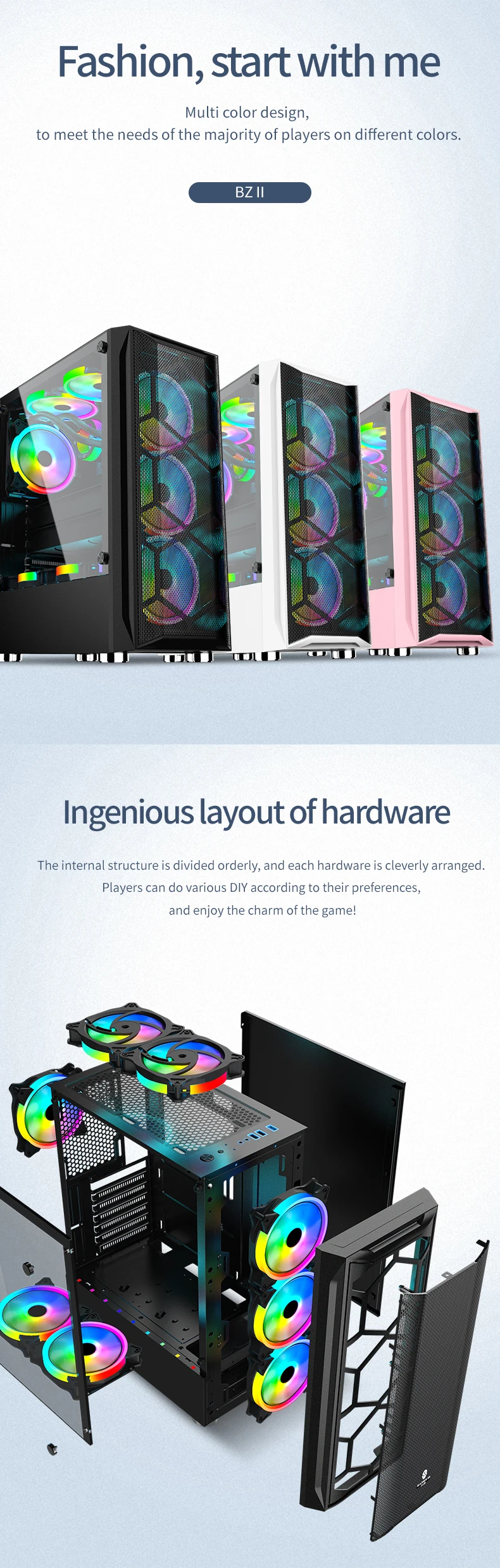 Gaming Computer Cases Towers Cabinet for Cpu| Alibaba.com