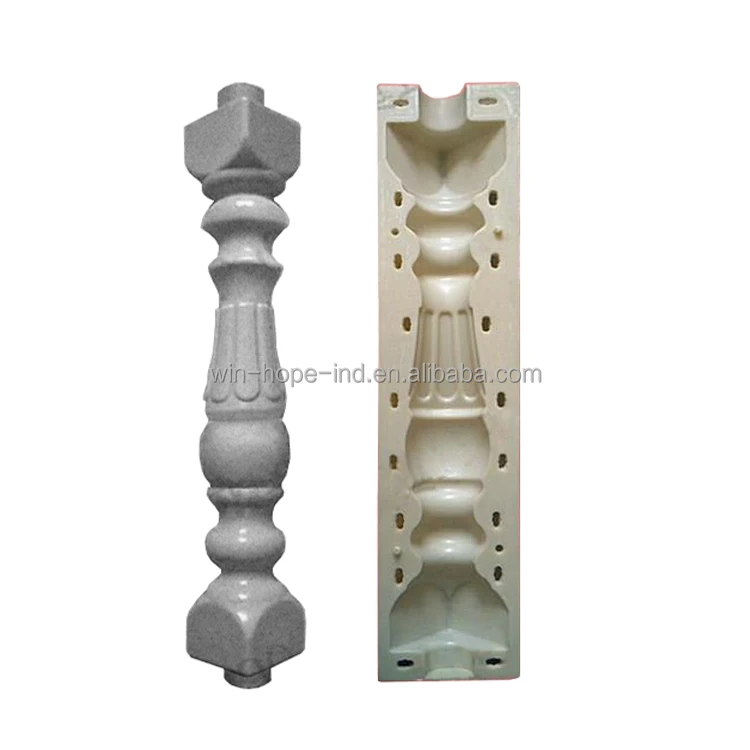 High Precision Concrete Baluster Mold - Durable & Versatile