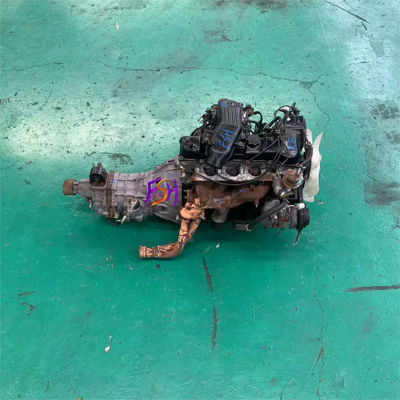 ForTo Yota Used Gasoline Engine 1RZ Complete Engine 1RZ Used Auto Parts ...