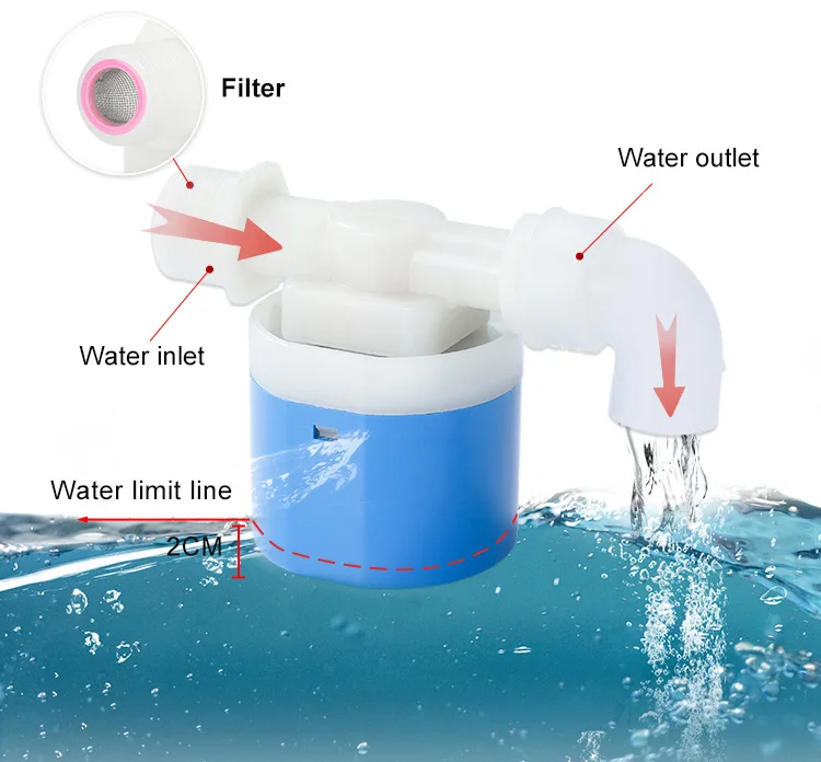 JUNY Best Wholesale Auto Fill Water Floats Valve Water Level Control ...
