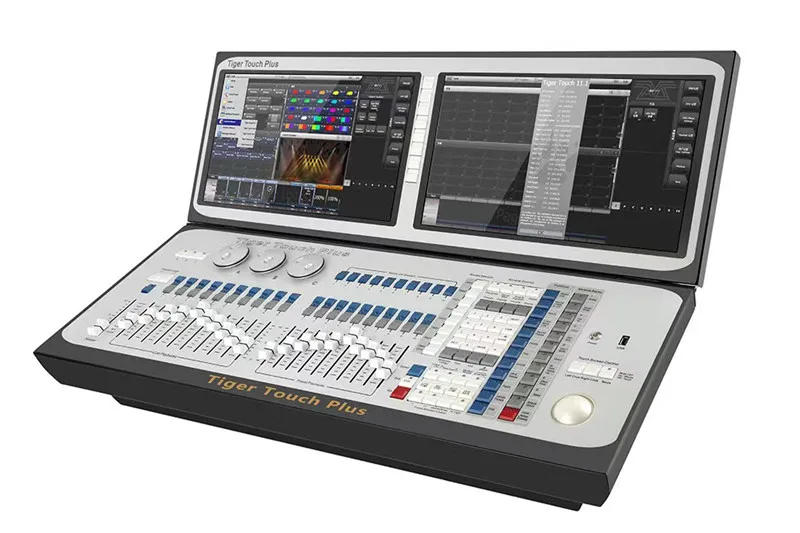 Flight Case Packed Stage Light Console With 2 Screens Tiger Touch Plus ...
