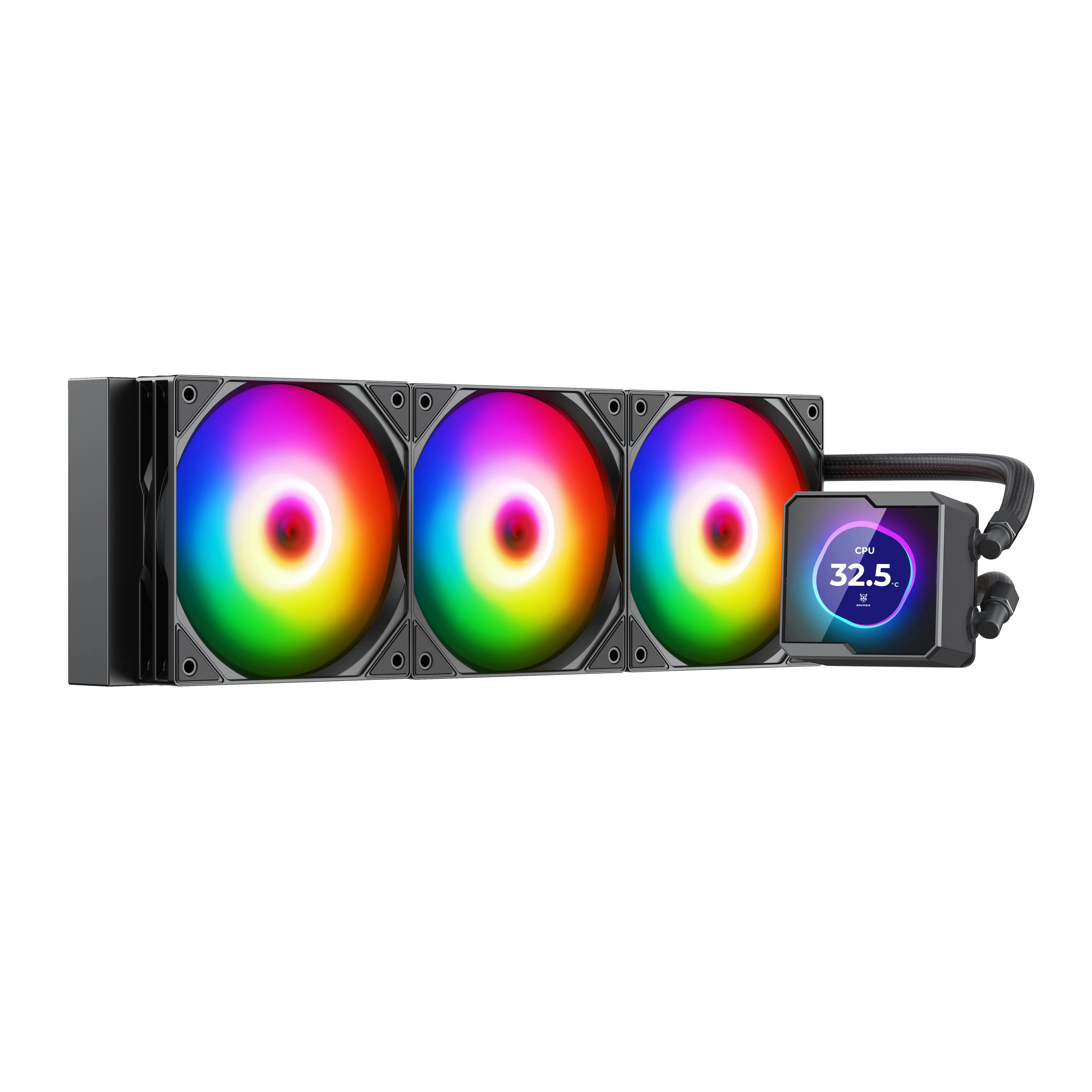 Cpu Temperature Display Cooling 360mm Integrated Cpu Water Cooling ...