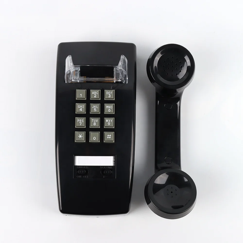 Square Push Button Antique Telephone Booth for Home & Hotel