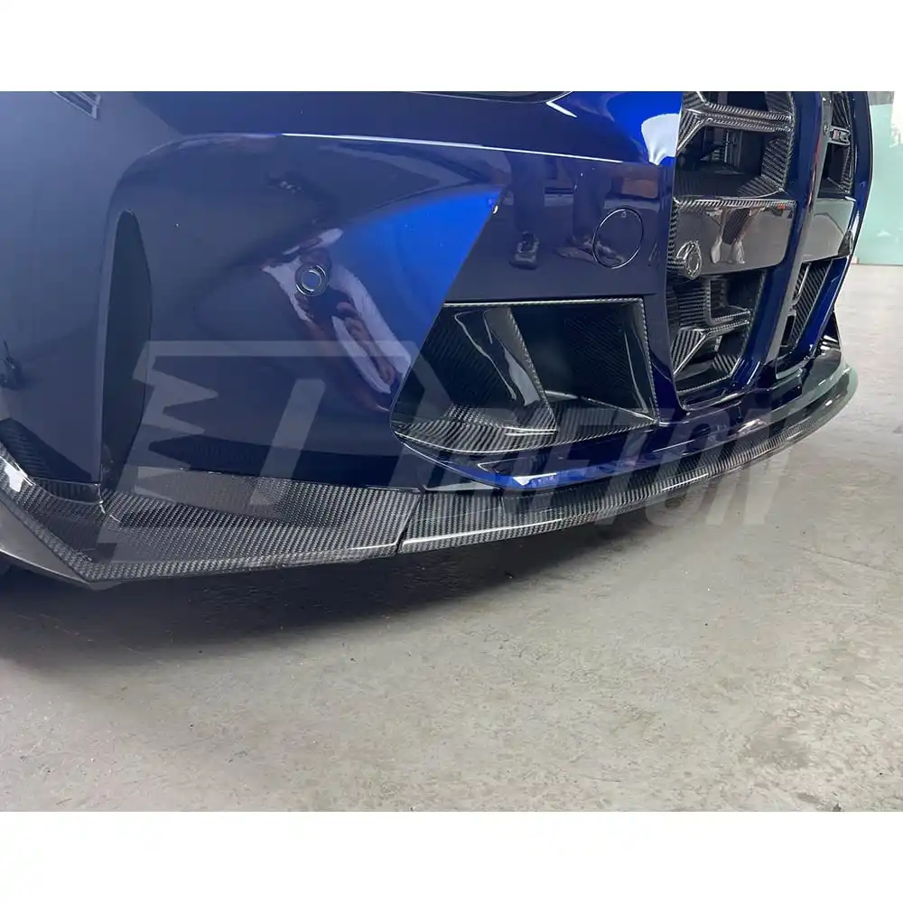 CSL Style Dry Carbon Fiber Front Lip for BMW G80 M3 G82 M4