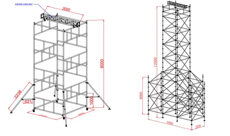 Layer Truss Scaffold for Metal Structure - Durable Steel Trusses for ...