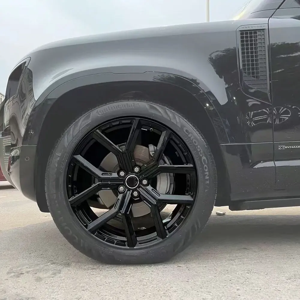 Land Rover Defender 22 Inch Gloss Black Aluminum Wheel Rims Oem