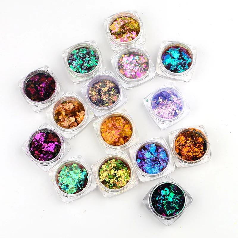 Wholesale Multichrome Powder Chameleon Magic Flakes Powder Chrome ...