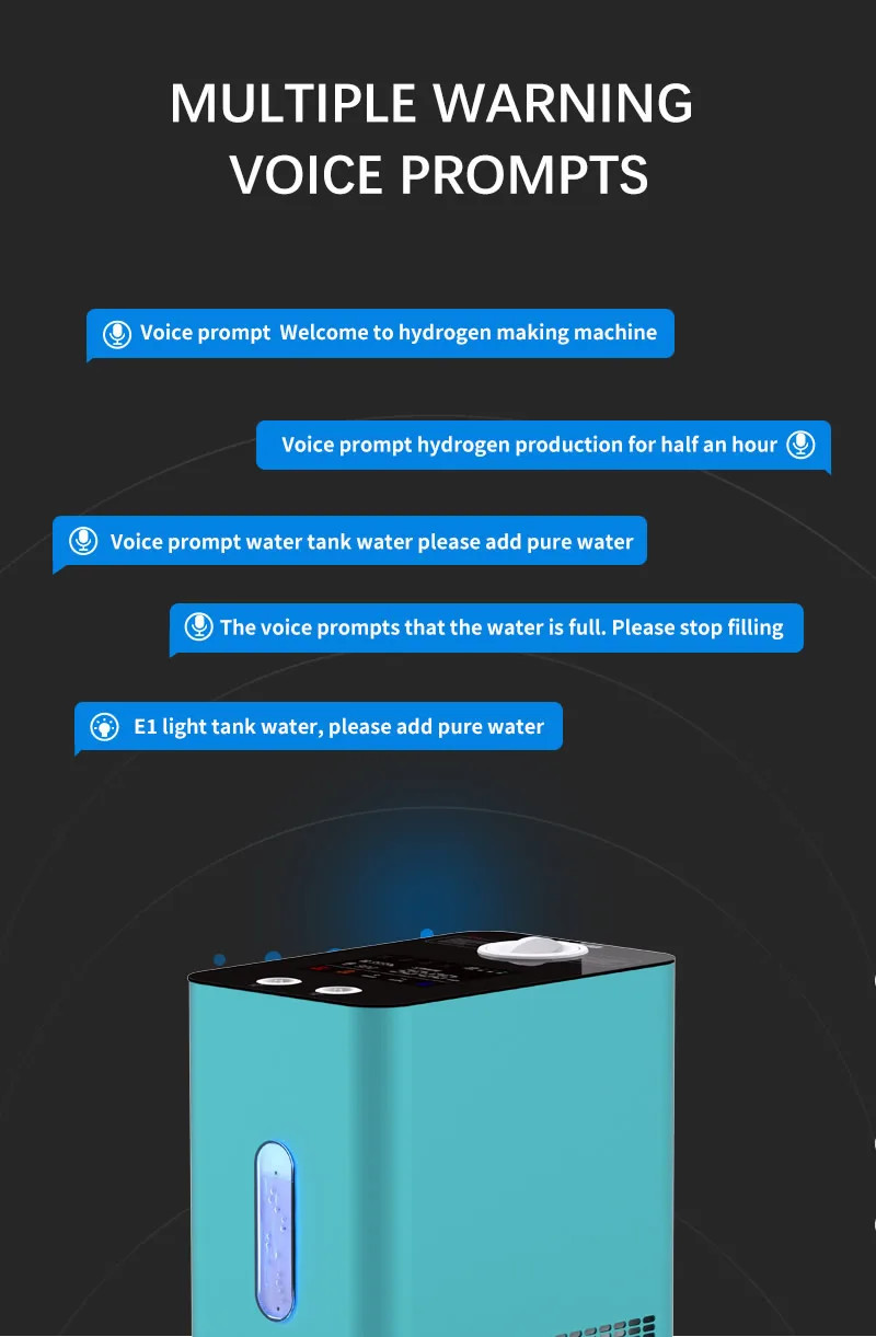 New Design Pem Hydrogen Machine Inhalation 450ml 900ml Oxygen Hydrogen ...