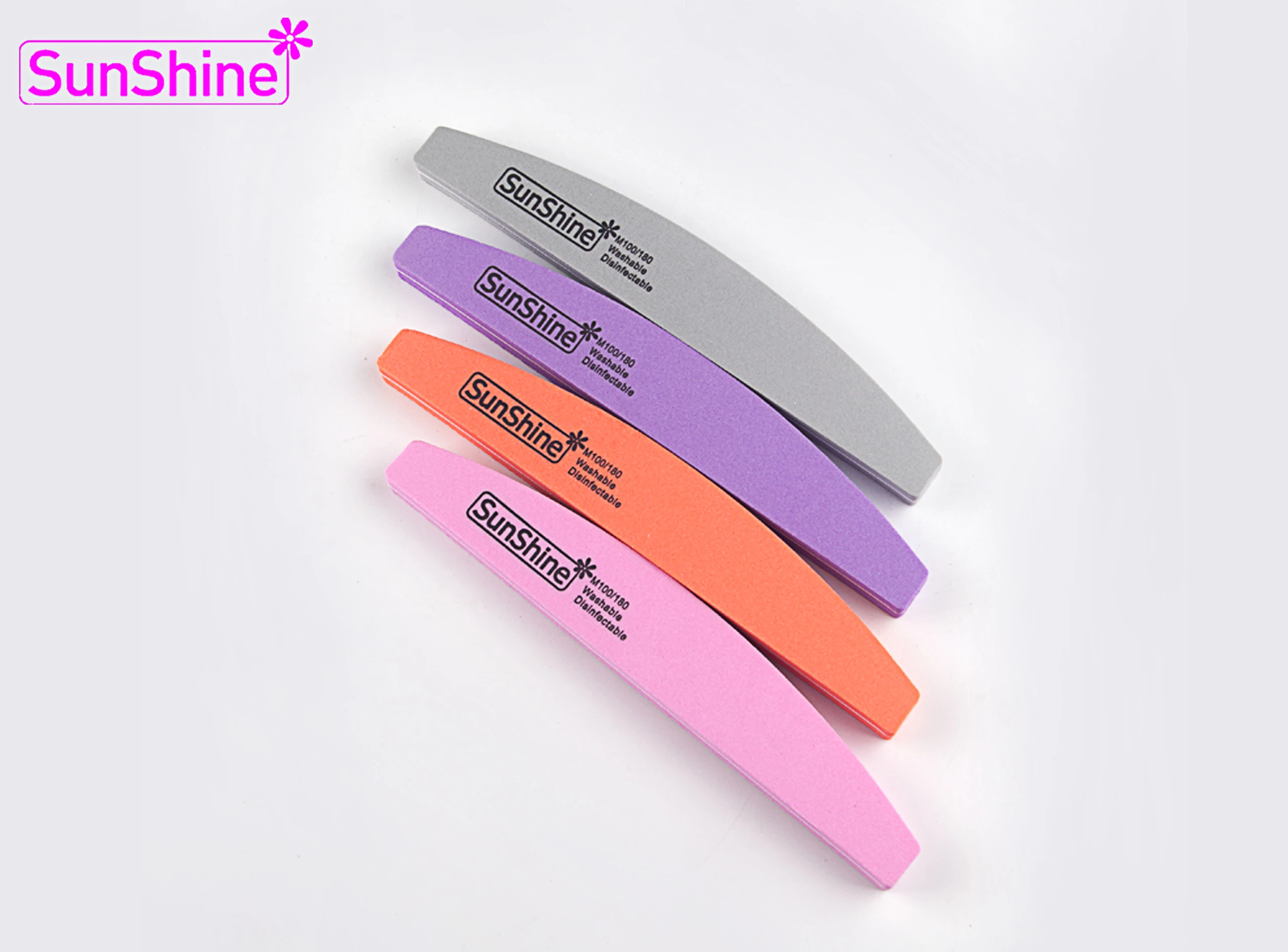 Sunshine Professional High Quality Pink Color Nail Files For Manicure ...