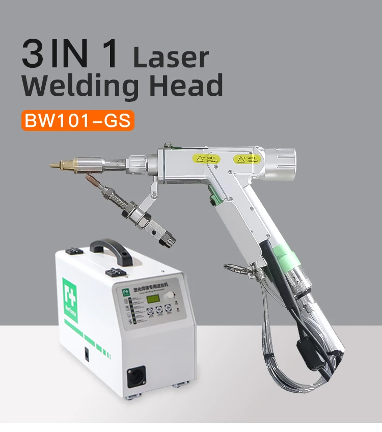 Raytools Laser Welding Cleaning Head with Wire Feeder BW101-GS