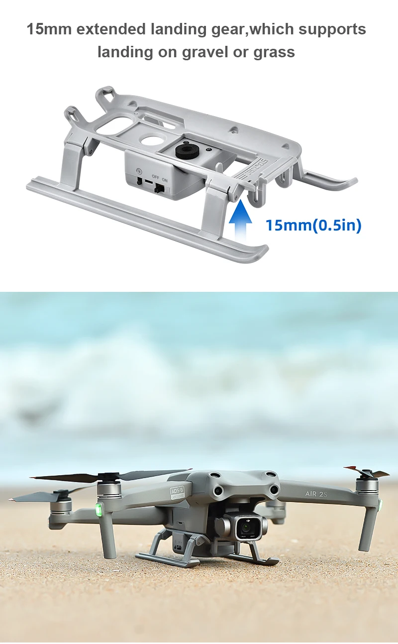 Startrc Quick Release For Dji Mavic Air 2 Landing Gear Drone Drop System Payload Delivery For ...