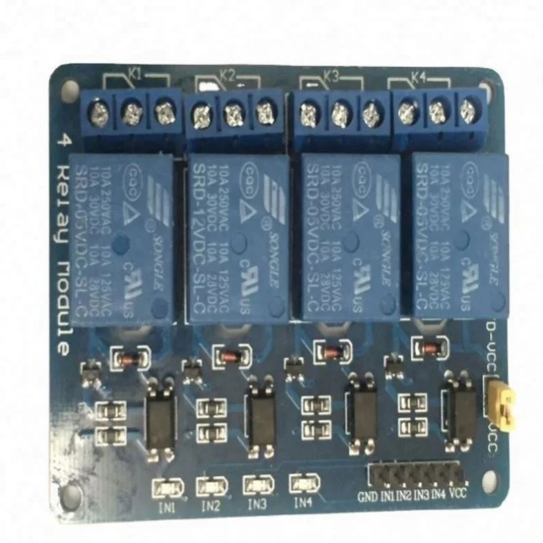4 Channel Relay Module With Optocoupler 4 Way Relay Module - Buy 4 ...