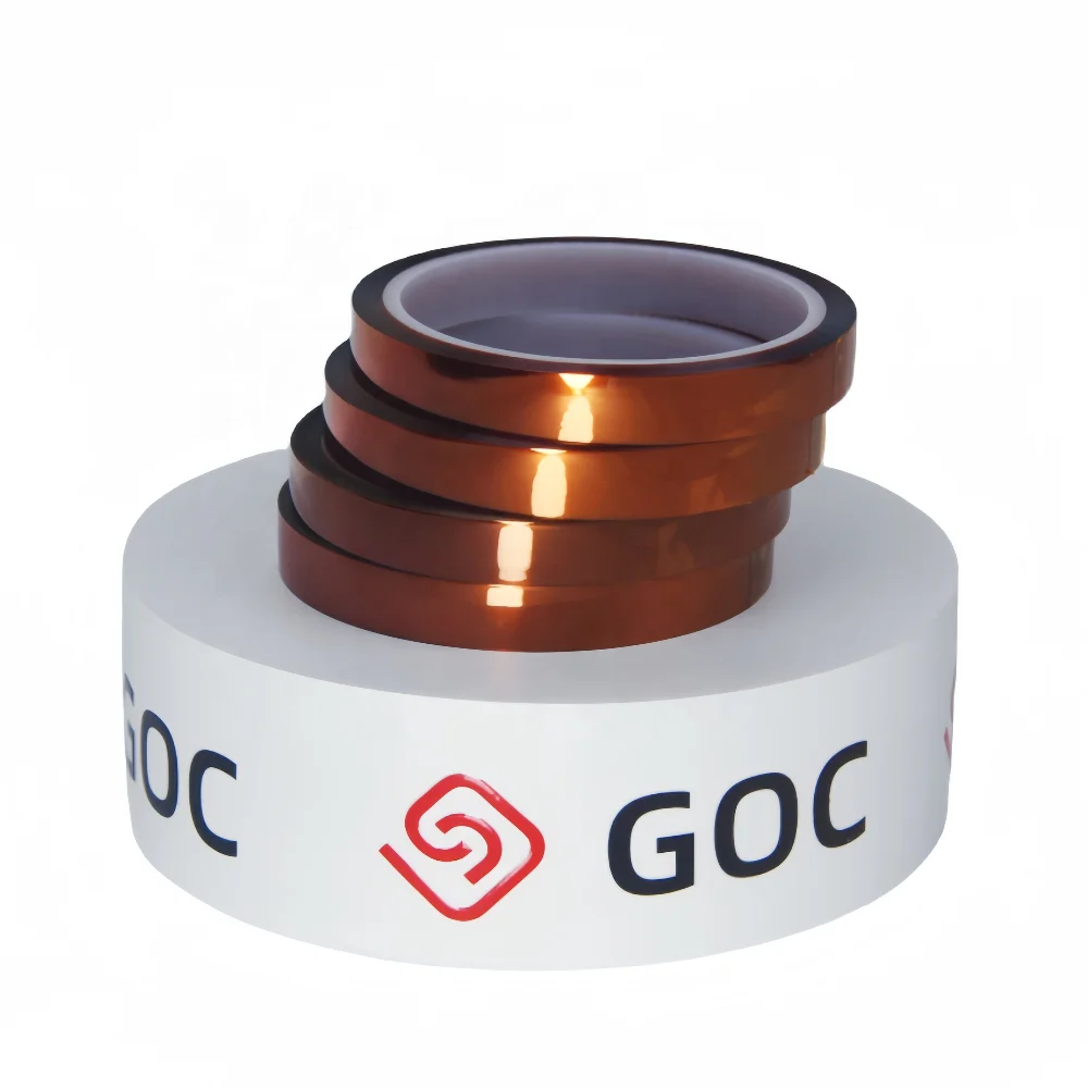 GOC Sustainable Eco-friendly Gold Finger PI Tape Amber Polyimide Tape ...