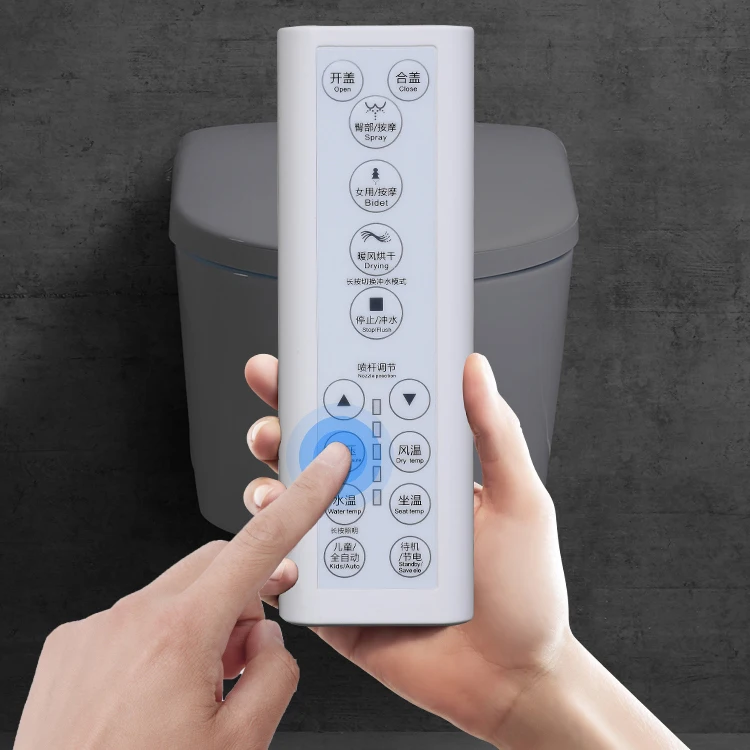 Modern Wall Hung Toilet Marble Luxury Bathroom Sensor Smart Electric ...