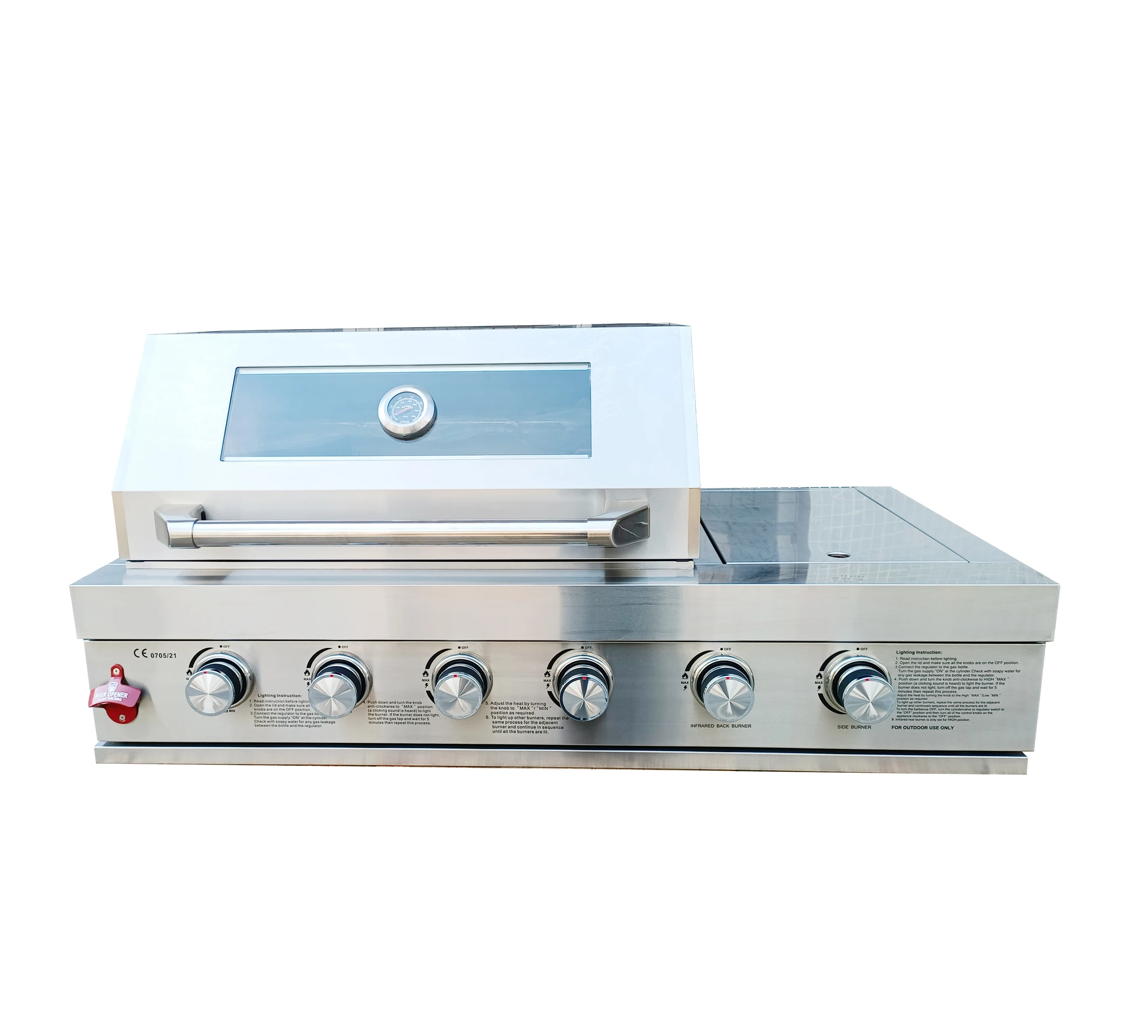 Embedded Barbecue Stove With Glow Knob Garden Barbecue Gas BBQ| Alibaba.com