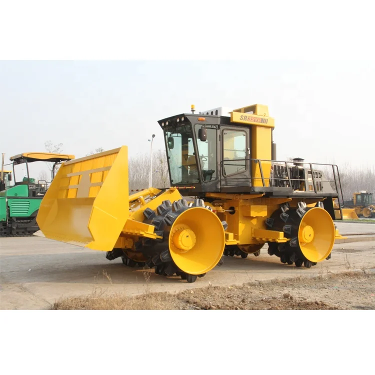 Sr23mr Landfill Compactor Road Roller With Four-wheel Drive Tire Roller ...