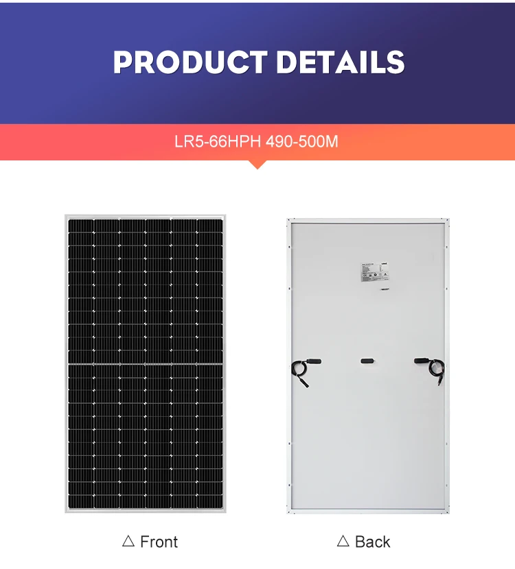 Longi Solar 182 Single Series Solar Panel 500w Solar Panels 550w 560w ...