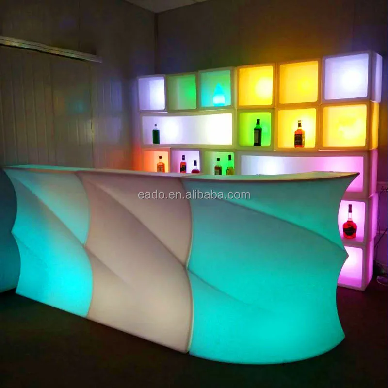 Home Bar Counter Portable Bar Counter Light up Bar Counter 16 Color ...