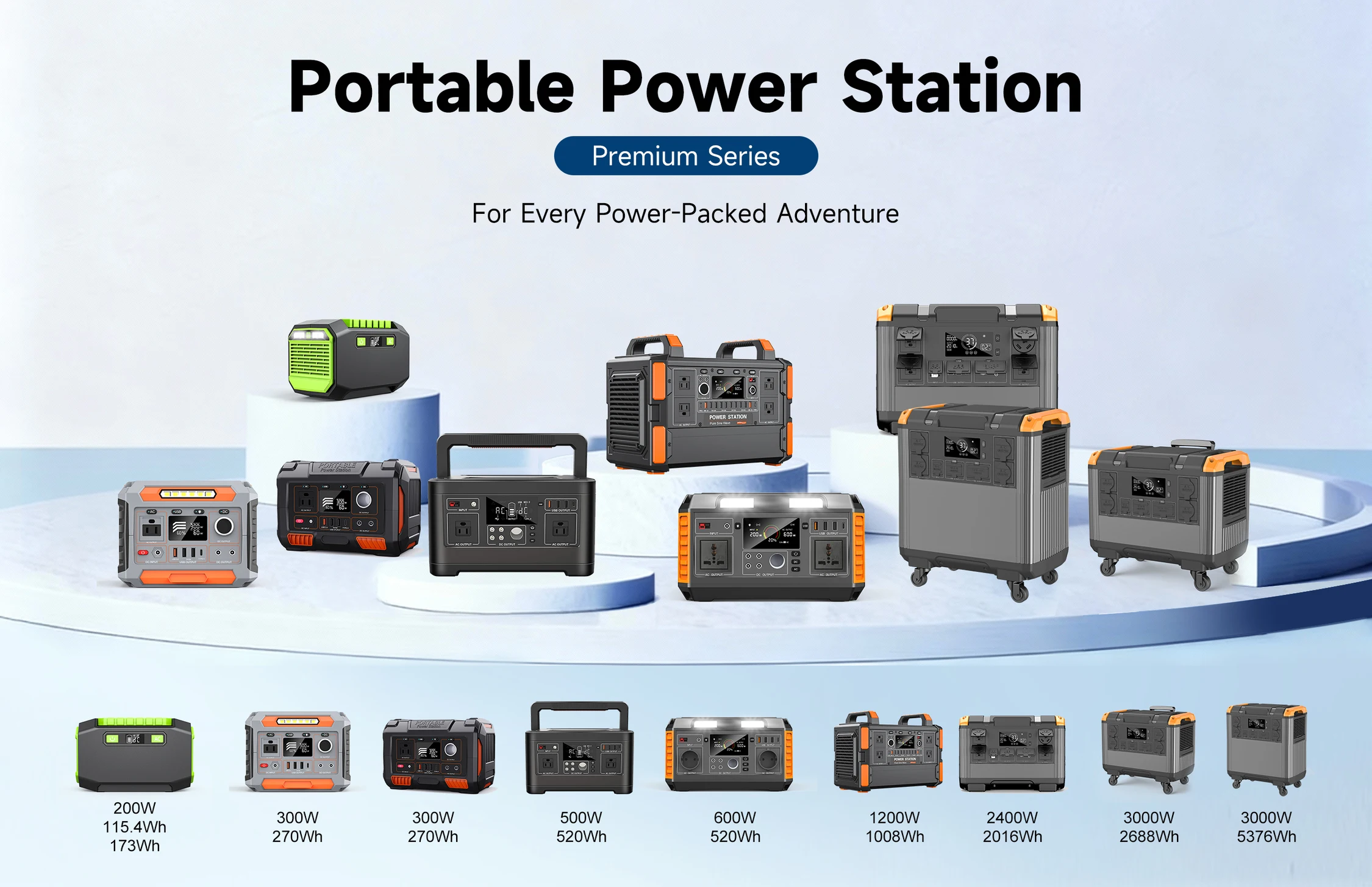 1200w Portable Outdoor Electric Power Station 1008Wh Lithium Battery ...