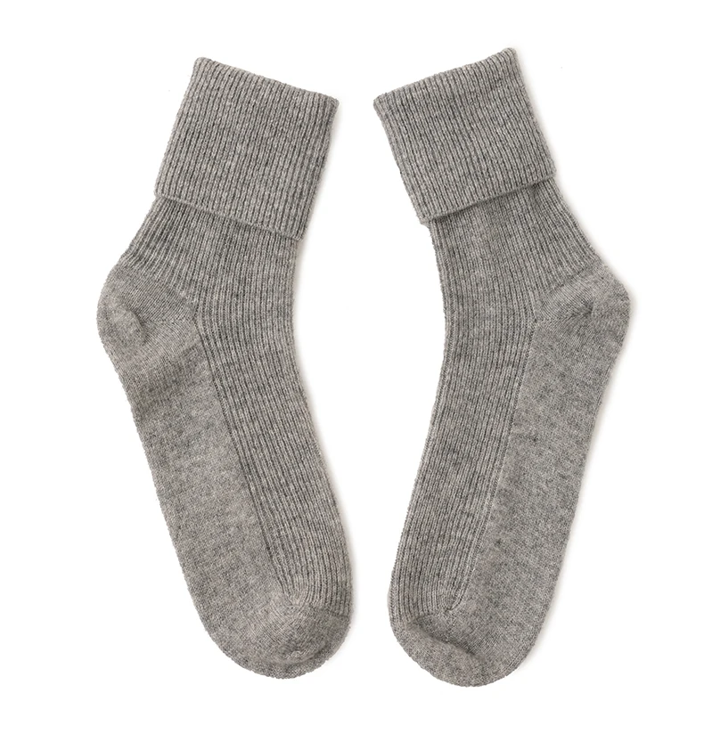 Warm and Cozy Folded Socks - High Quality Cashmere Socks
