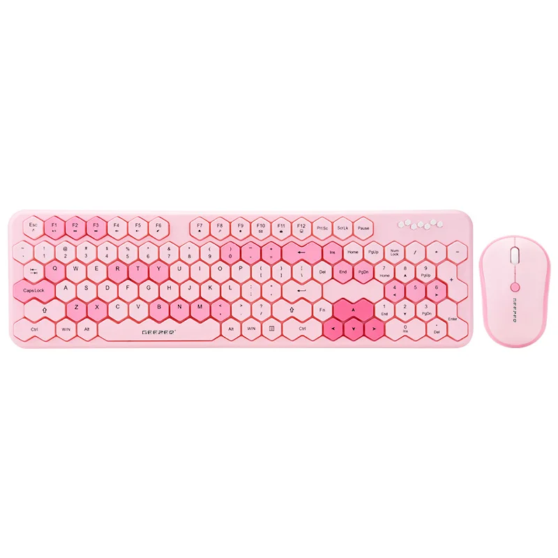 Geezer Honeycomb Keyboard Mouse Combo Versatile And Stylish
