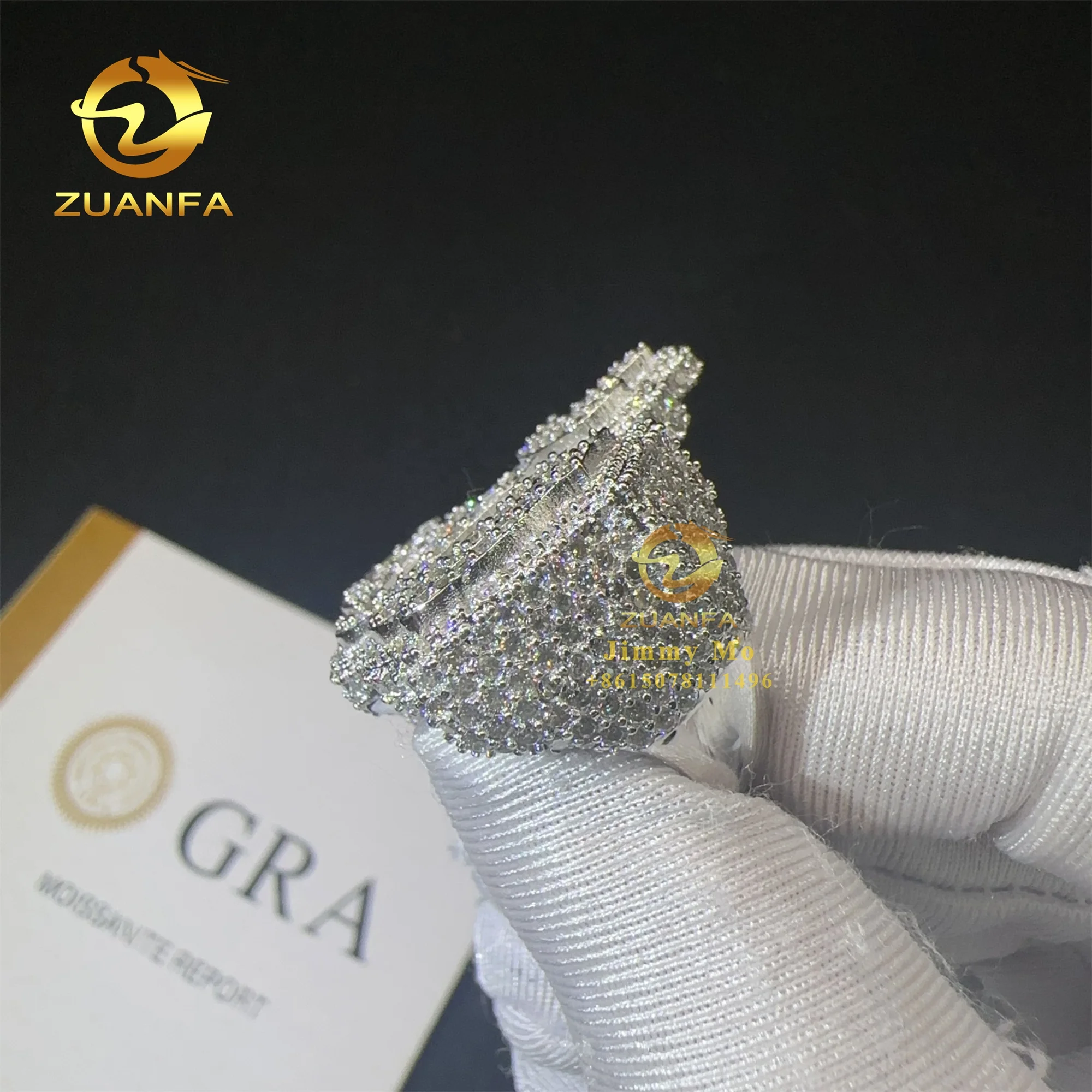 2024 Buss down GRA Certificates Religious 925 Sterling Silver VVS ...