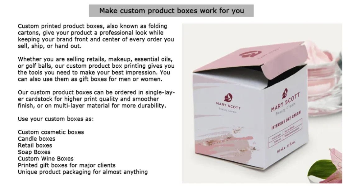 Custom Logo Printing Retail Paper Cardboard Packaging Display Consumer ...