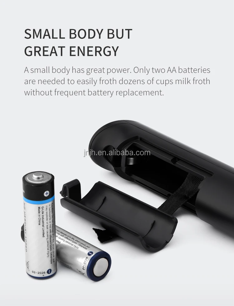 Electric Battery Operated Milk Frother - Fast & Easy Foam